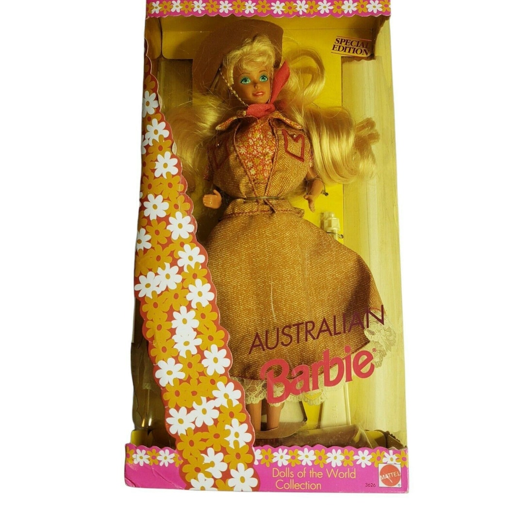 Vintage Australian 1993 Dolls of the World Barbie Special Edition - Etsy