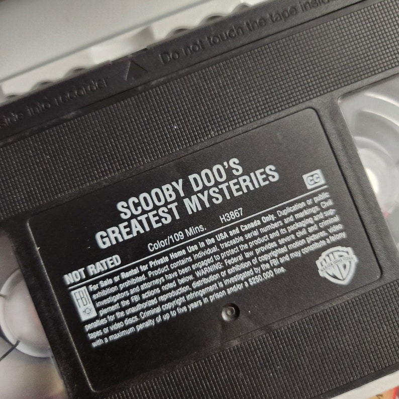Scooby Doo VHS Lot of 3 Tapes Movies Cartoon Network Vintage 2000s and ...