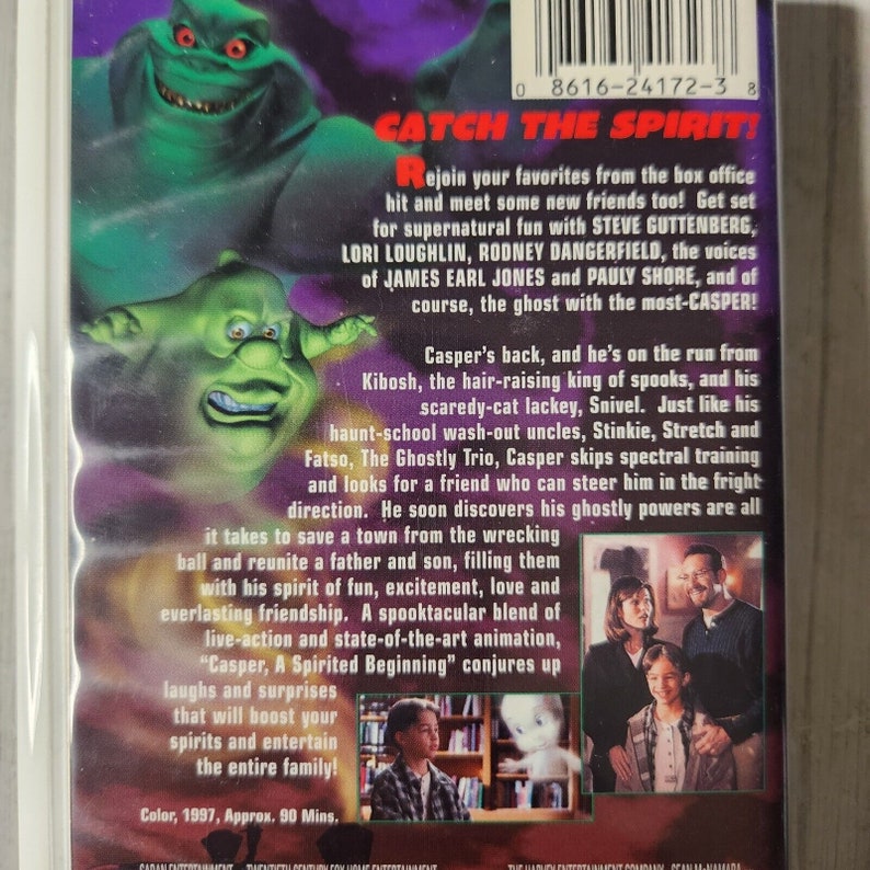 Casper VHS Tapes Lot of 3 Haunted Christmas - Etsy