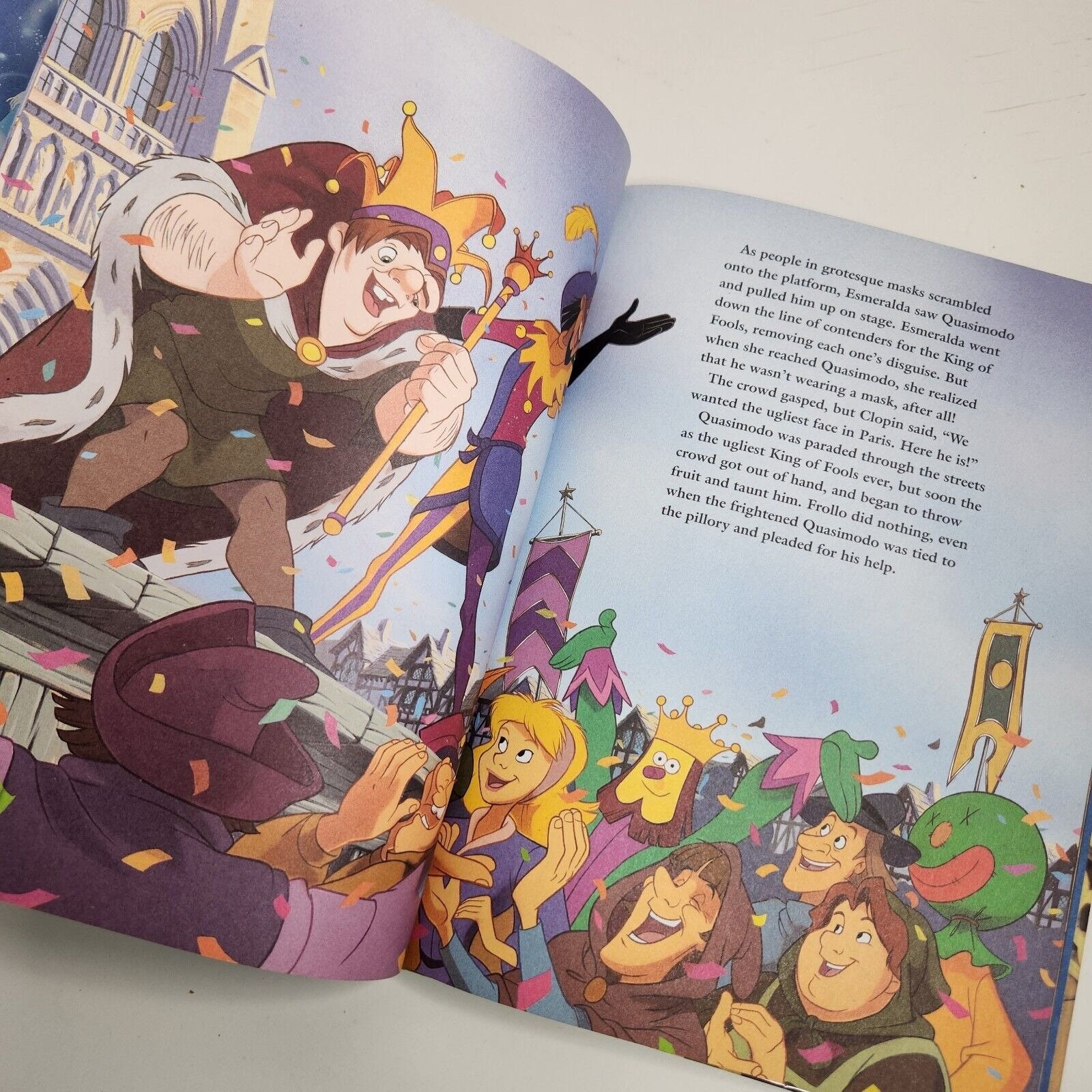 Disney Mouse Works the Hunchback of Notre Dame Large Hardcover Vintage ...