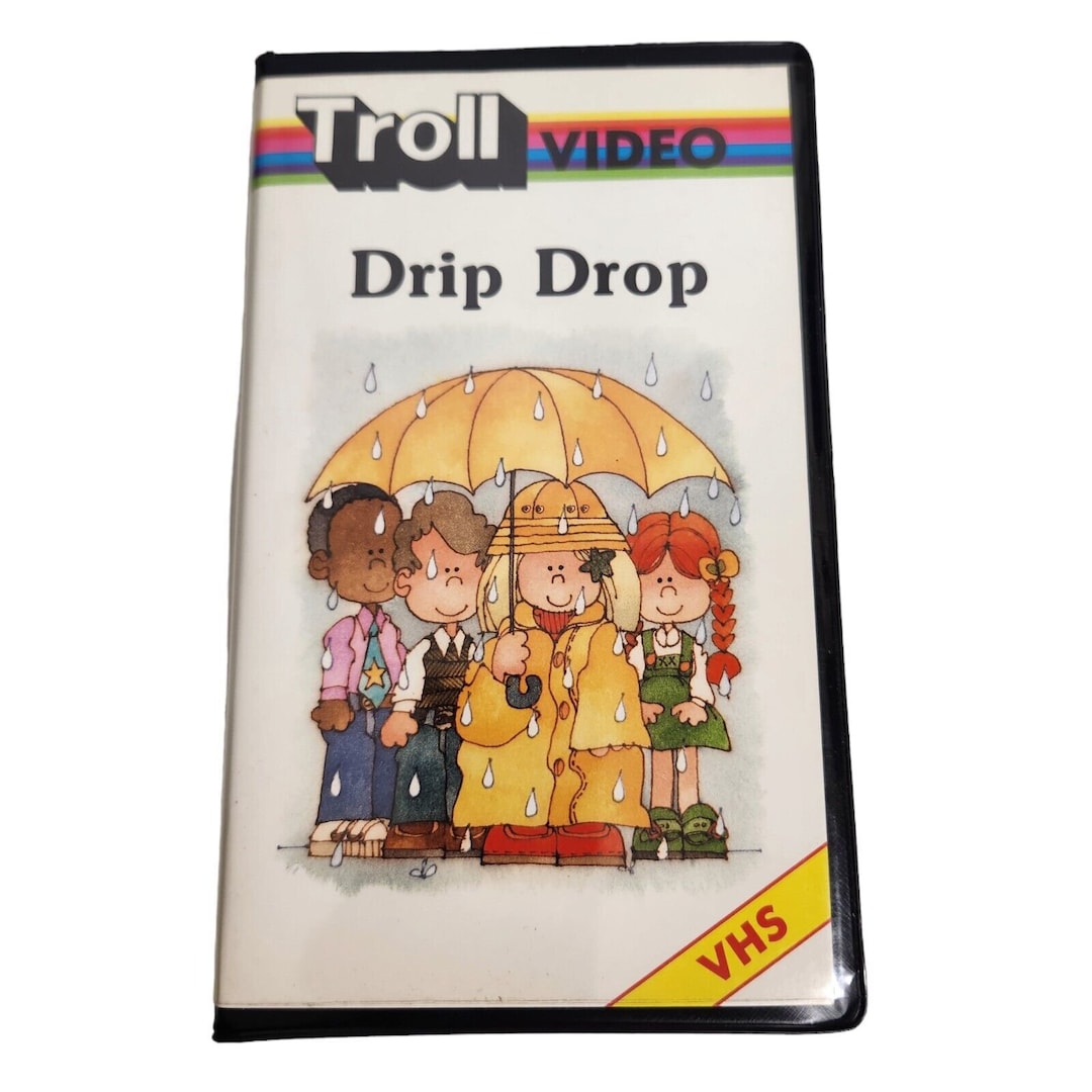 Troll Video Drip Drop VHS Vintage 1988 - Etsy