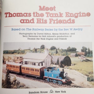 Meet Thomas the Tank Engine and His Friends by Mcarthur Kenny - Etsy