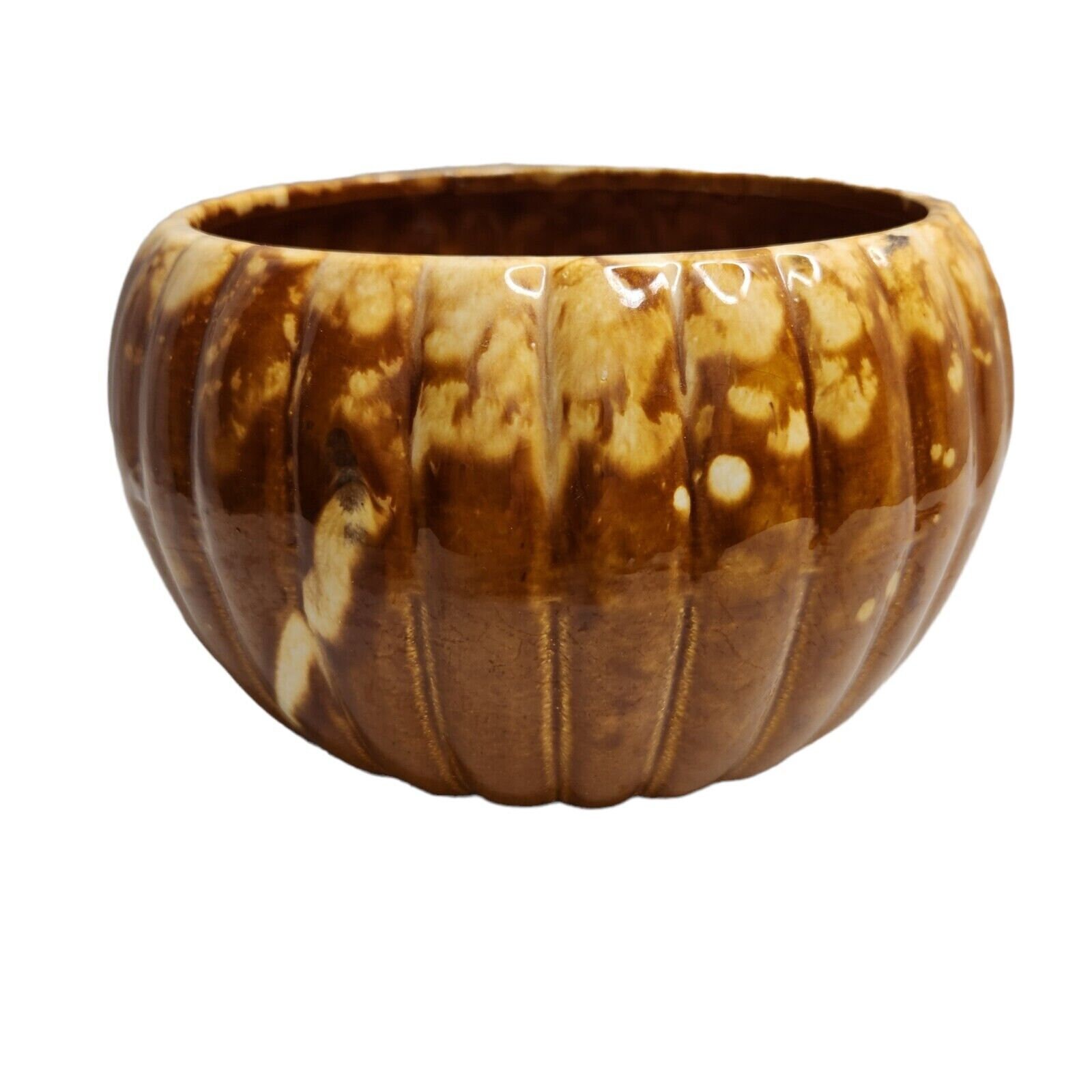 Vintage Washburn Ceramics USA Art Pottery Brown Bowl Planter Glazed - Etsy