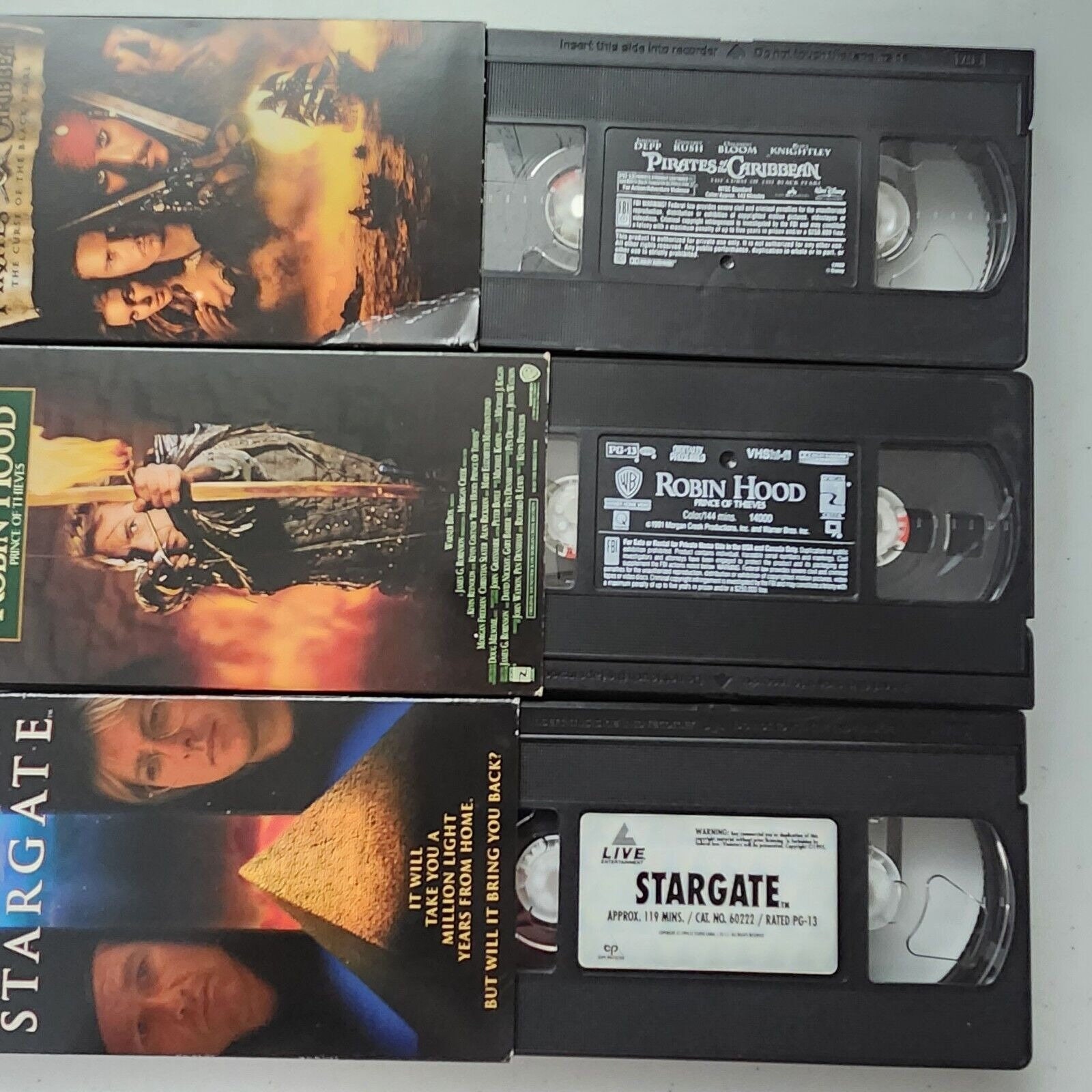 Vintage VHS Video Tape Cult Classic Movies Action Lot of 12 Die Hard ...