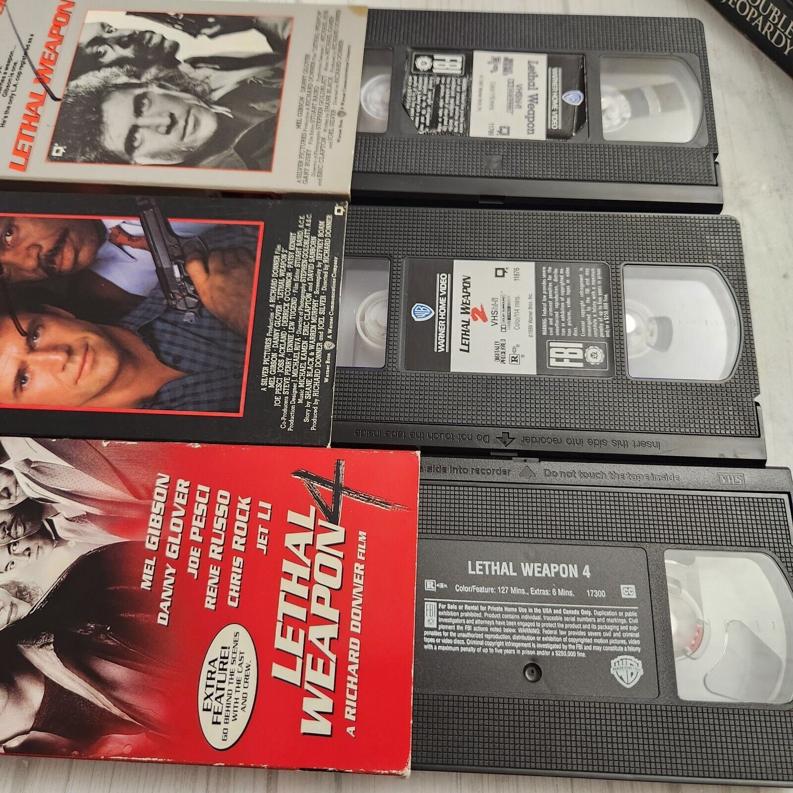 Vintage VHS Movie Lot: Lethal Weapon, Jurassic Park, Twister (12 Tapes ...
