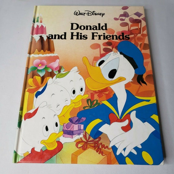 Vintage 1988 Walt Disney Twin Books Donald and His Friends | Etsy
