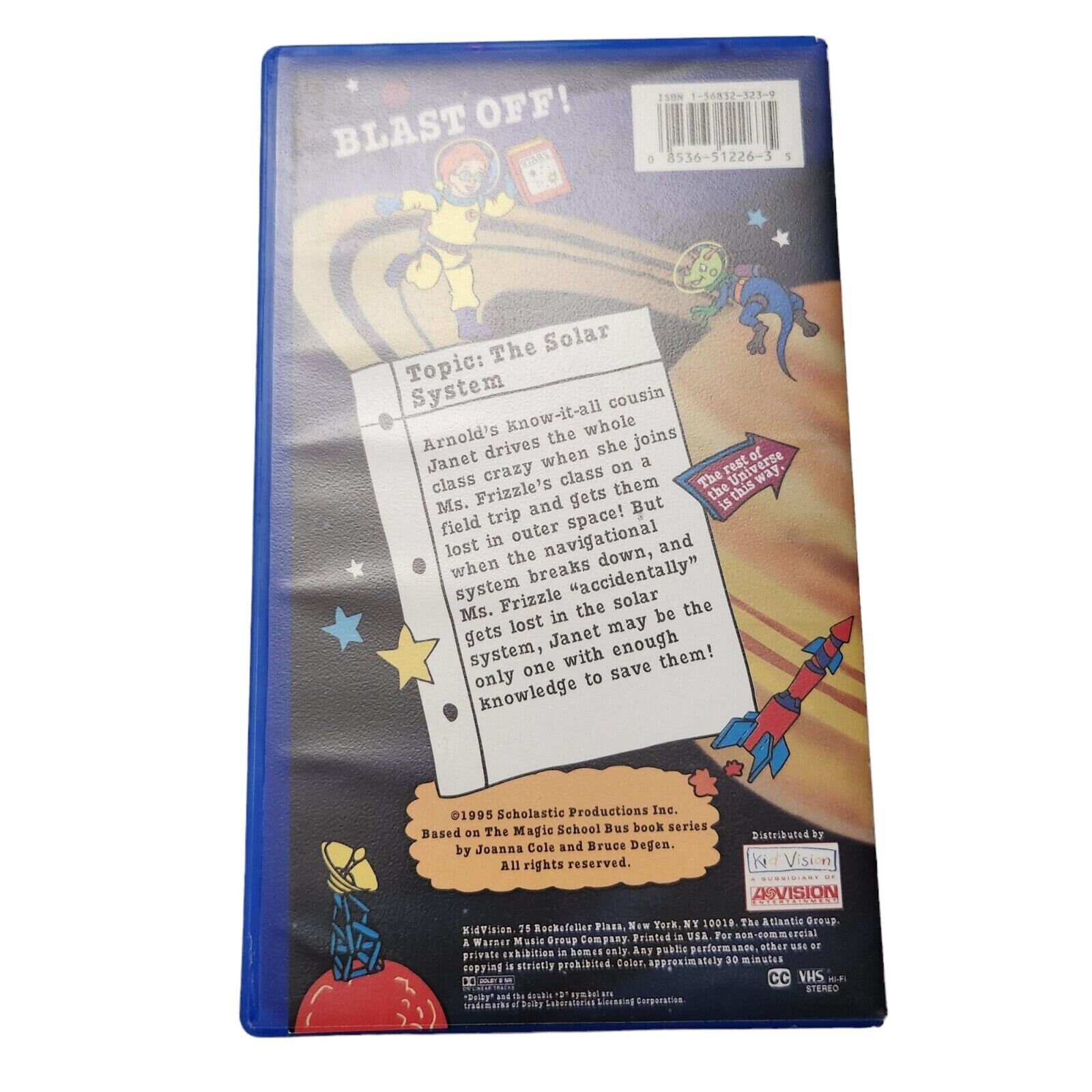 Magic School Bus Gets Lost in Space VHS 1995 Clam Shell - Etsy