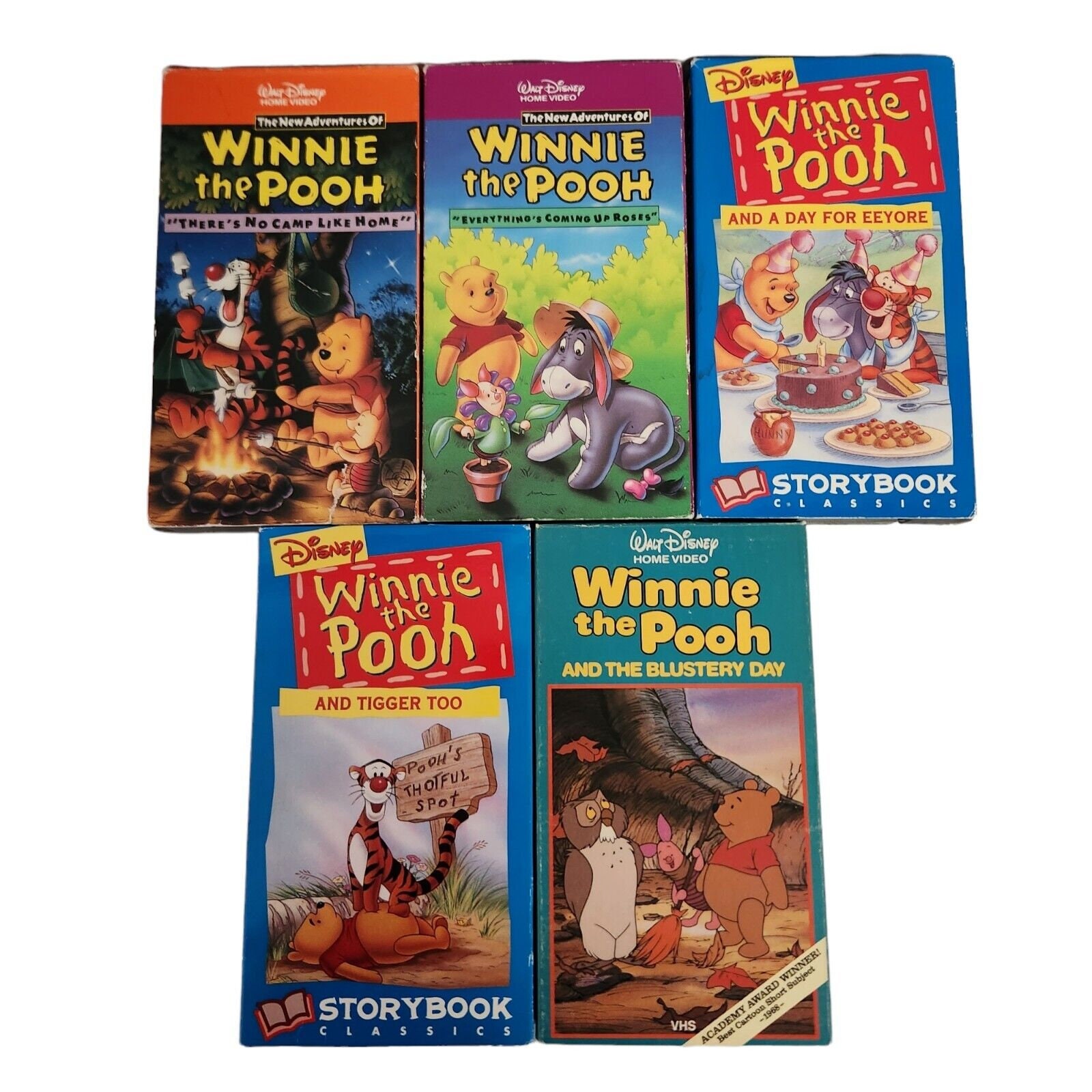 Winnie The Pooh Vhs Lot Adventures Of Winnie Disney And Tigger Too