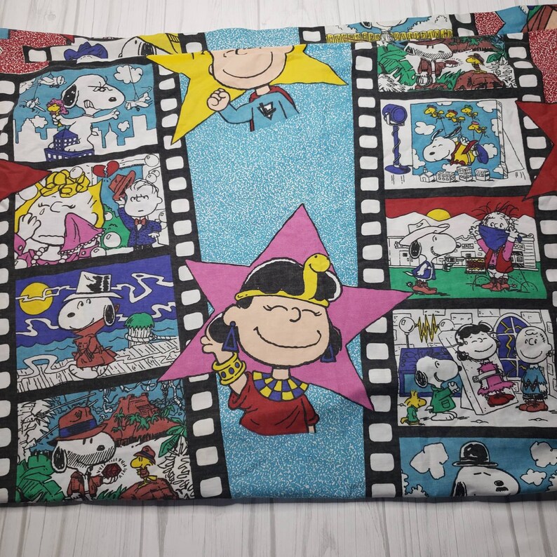 Vintage Snoopy Peanut Gang Charlie Brown Movie Scene Flat - Etsy