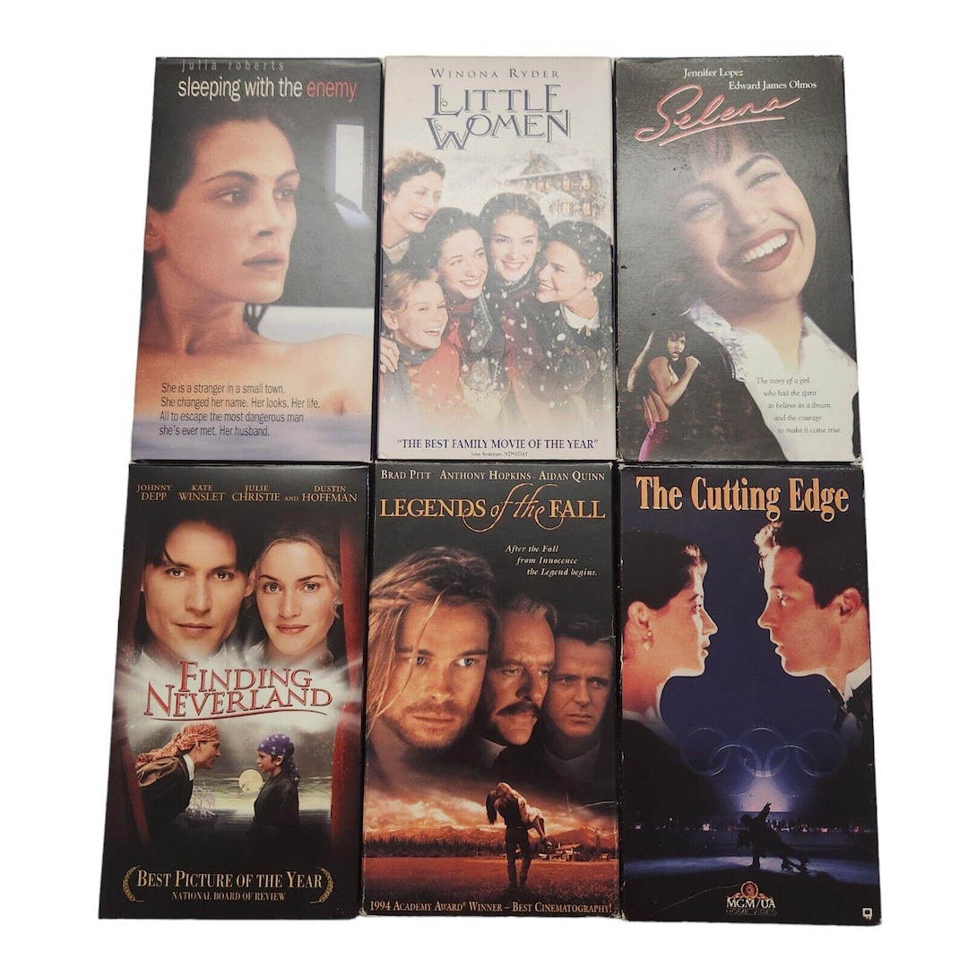 Vintage VHS 90s Drama Romance Classic Movies Selena Little Women ...
