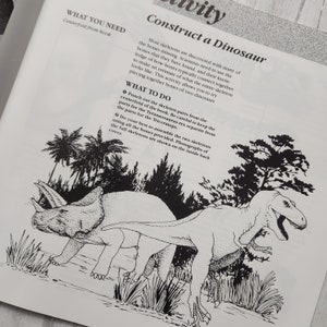 Dinosaur A Journey Through Time Activity Book A Childrens Activity Book ...