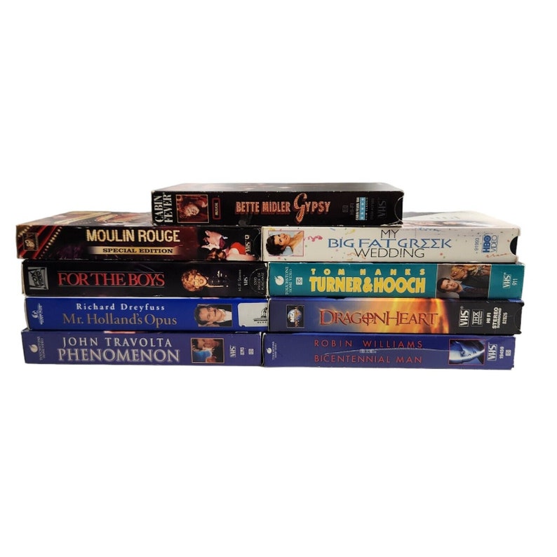 Vintage VHS Video Tape Cult Classic Movies Drama Musicals Lot of 9 80s ...