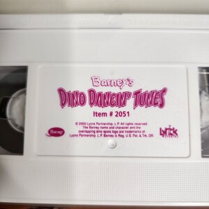 Barney's Dino Dancin' Tunes VHS Vintage 2000 - Etsy