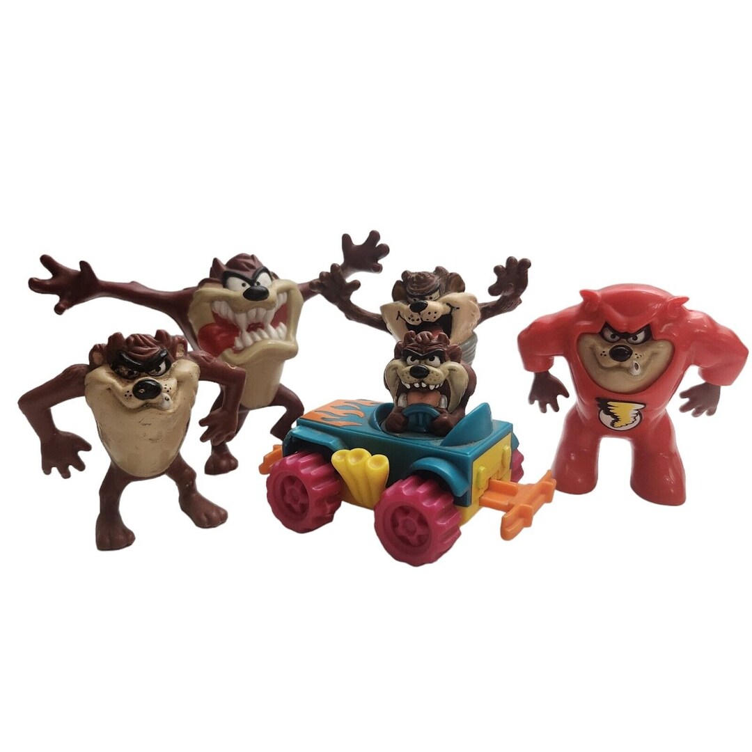Vintage Mcdonalds 90s Happy Meal Toy Looney Tunes Taz Figures Toy Lot ...