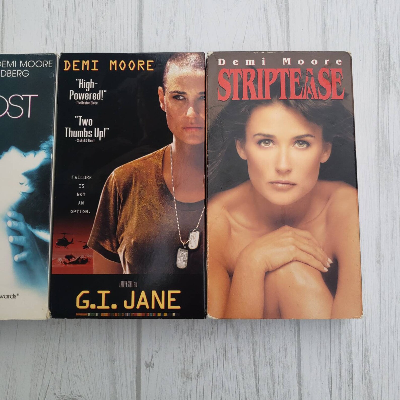 Demi Moore Vhs Movies Gi Jane Striptease Ghost Lot Of 3 Etsy 5277