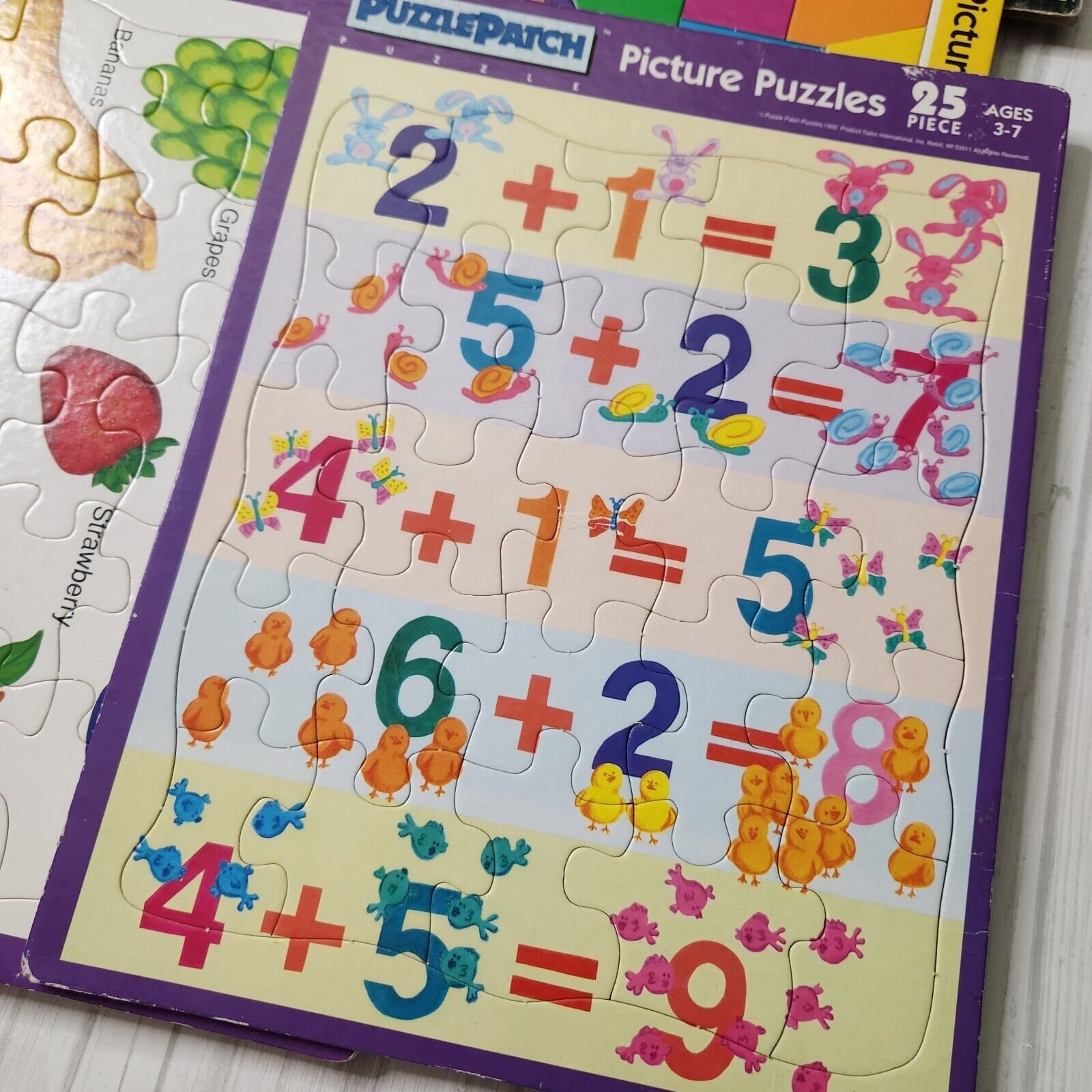 Vintage Playskool and Puzzle Patch Frame Tray Puzzles Lot of - Etsy