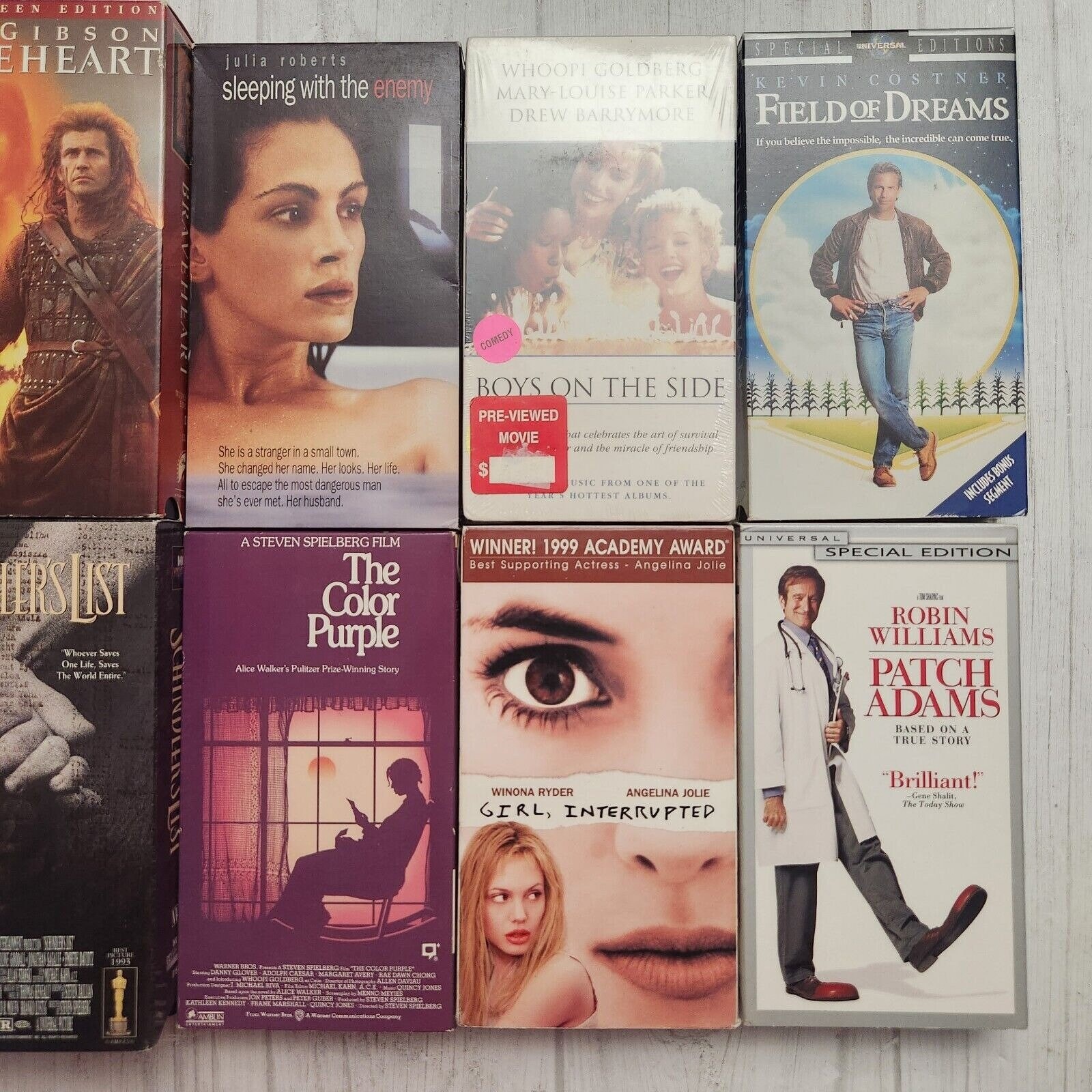 Vintage 90s VHS Video Tape Cult Classic Movies Drama Schindler's List ...