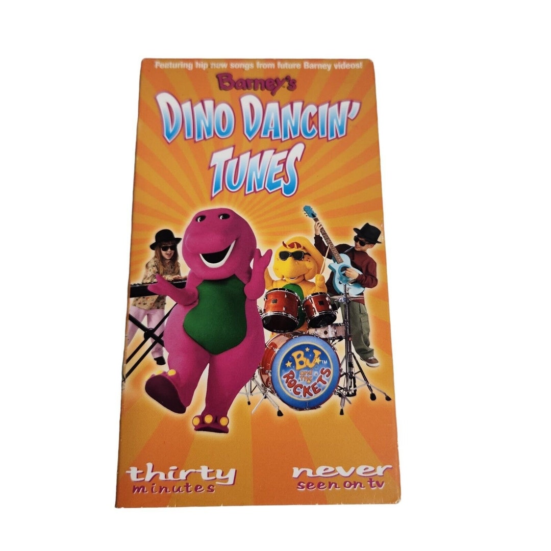 Barney's Dino Dancin' Tunes VHS Vintage 2000 - Etsy