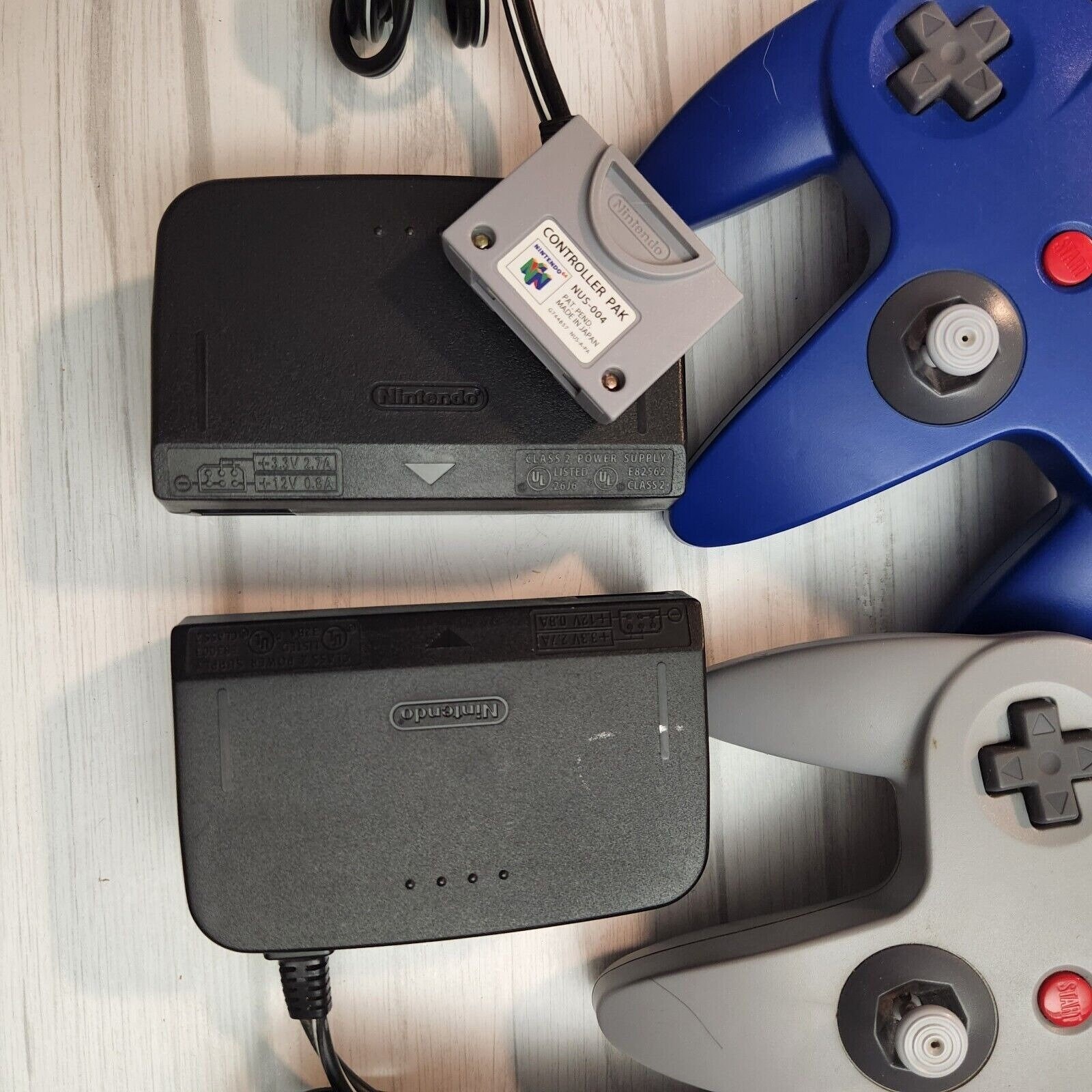 Nintendo 64 N64 4 Controller System Console Bundle Expansion Pack 1 ...