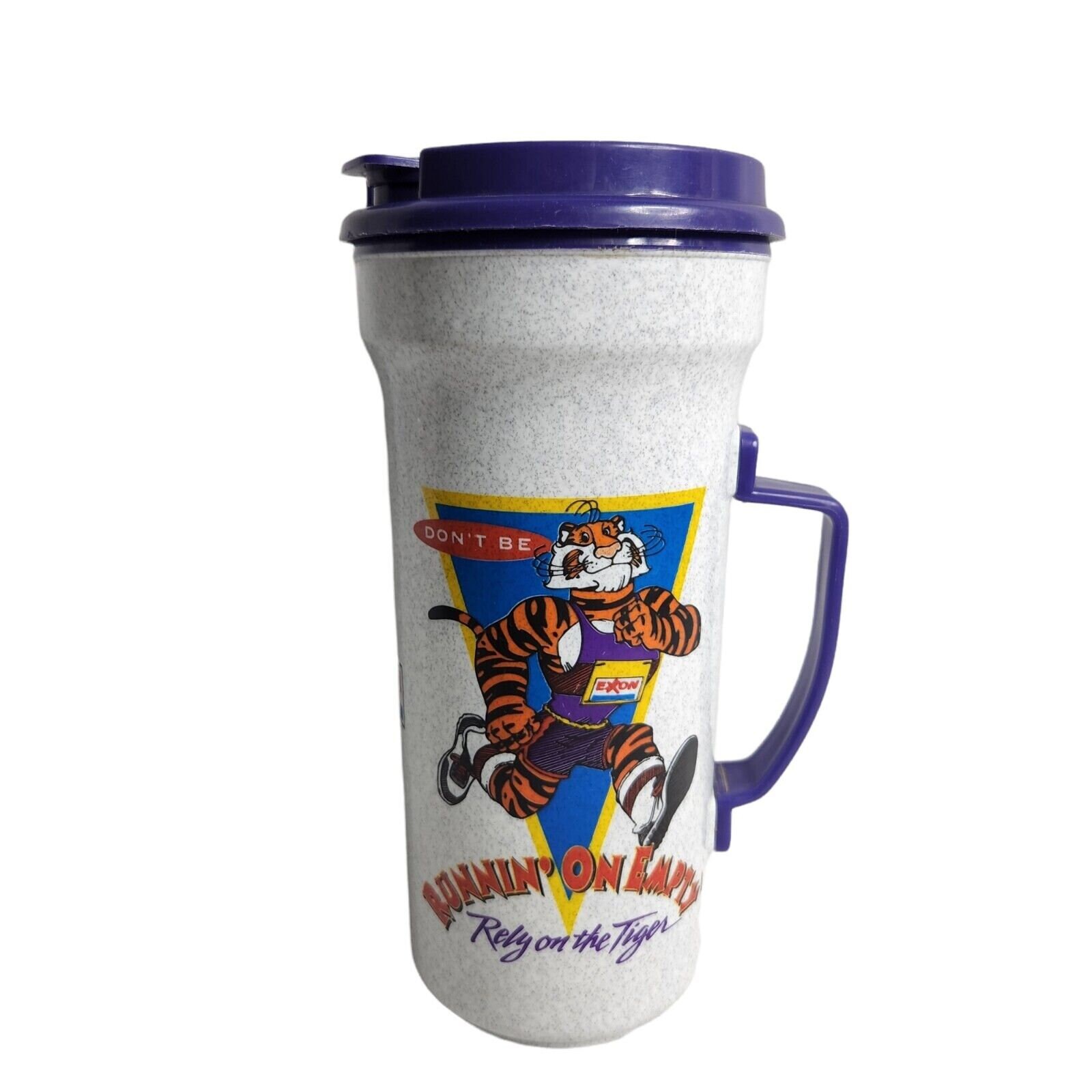 Vintage EXXON Traveler Tiger Coffee Mug Car Mug Running on Empty - Etsy
