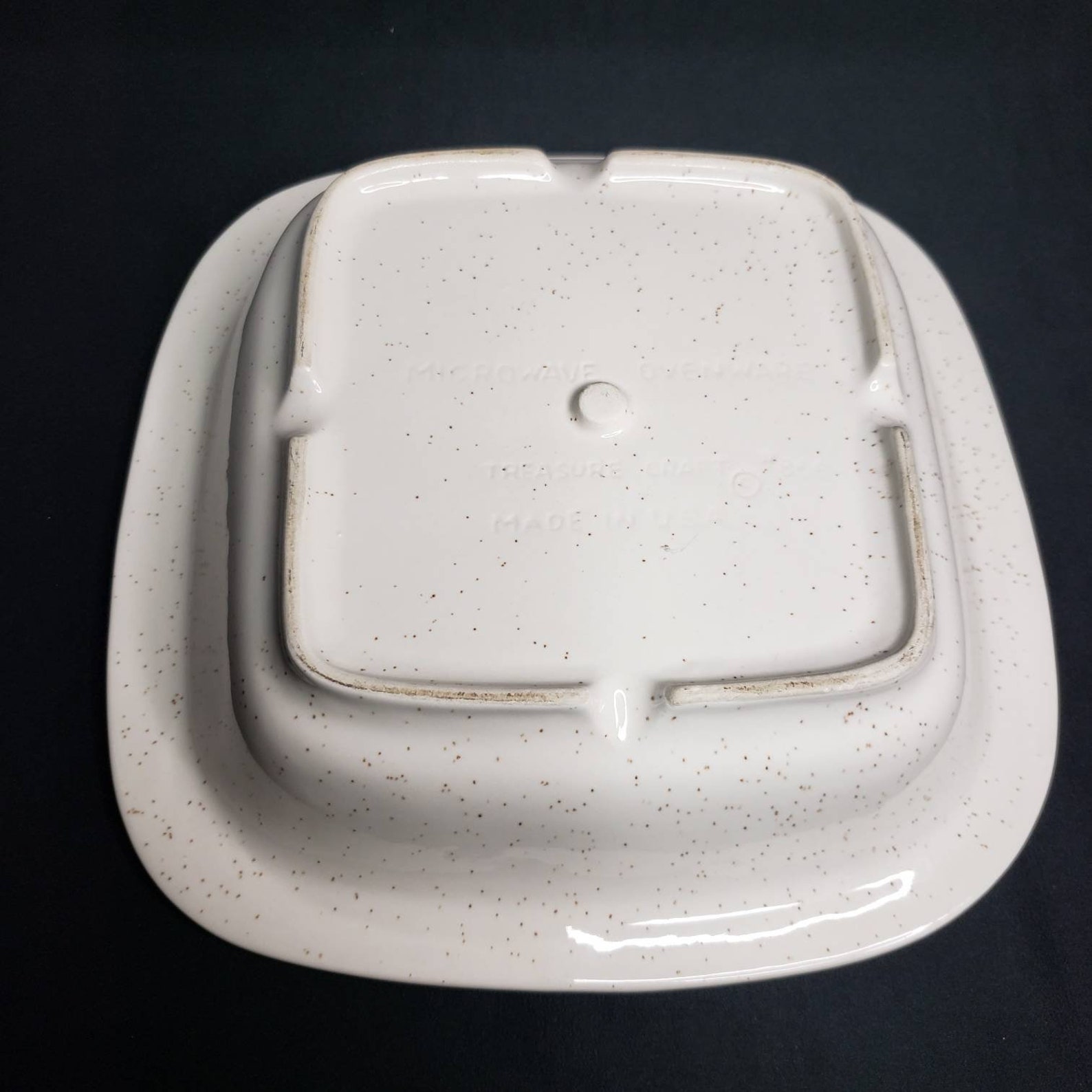 Treasure Craft Pottery Square Serving Bowl Strawberry Pattern | Etsy