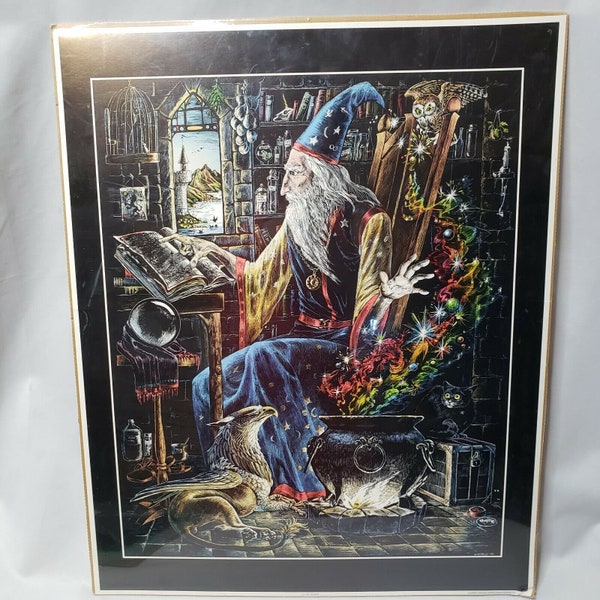 Wizard Poster - Etsy