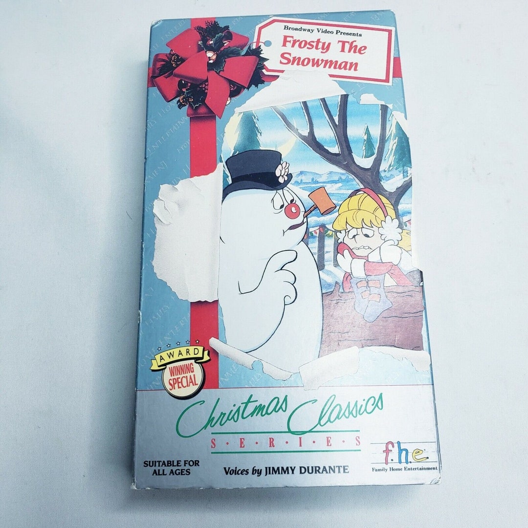 Frosty the Snowman VHS 1989 Christmas Classics Series Award - Etsy