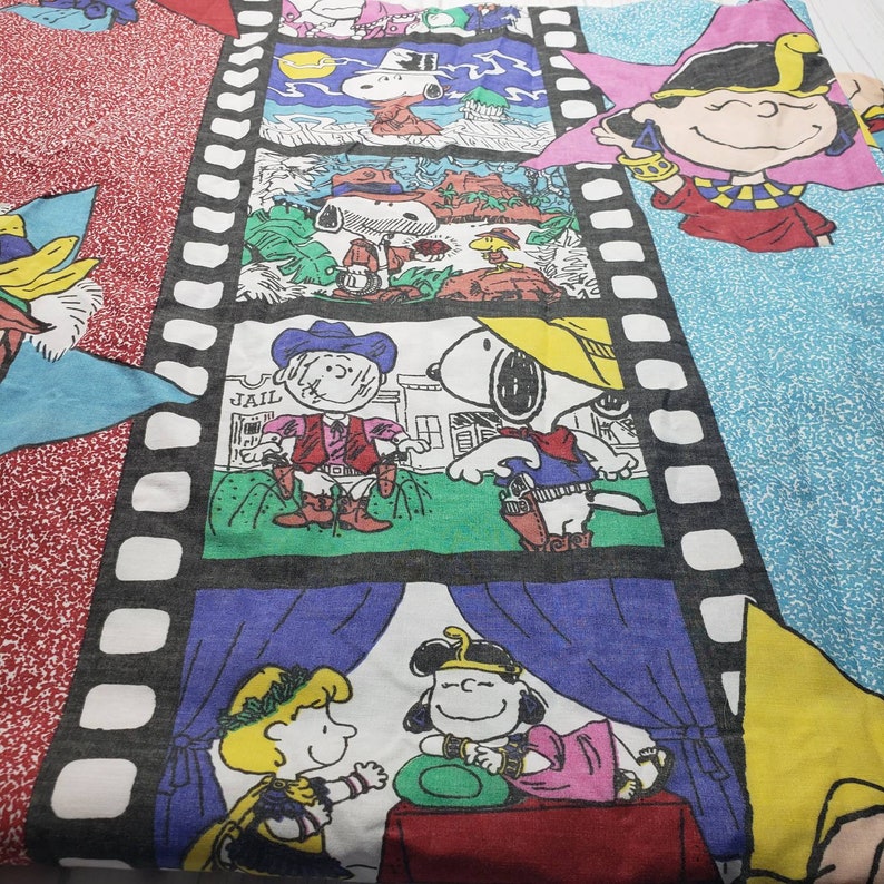Vintage Snoopy Peanut Gang Charlie Brown Movie Scene Flat - Etsy