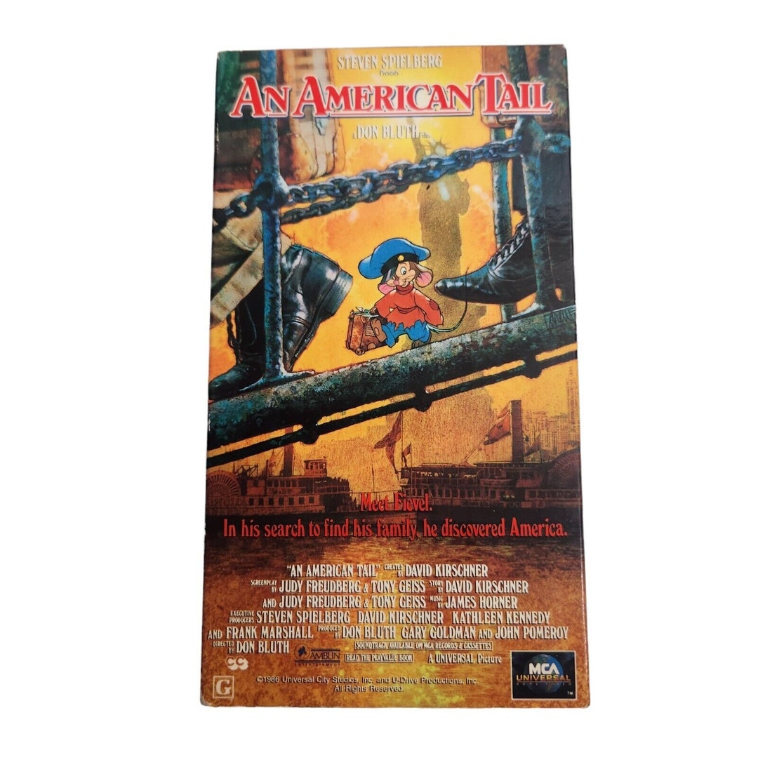 An American Tail VHS 1987 Steven Spielberg - Etsy UK