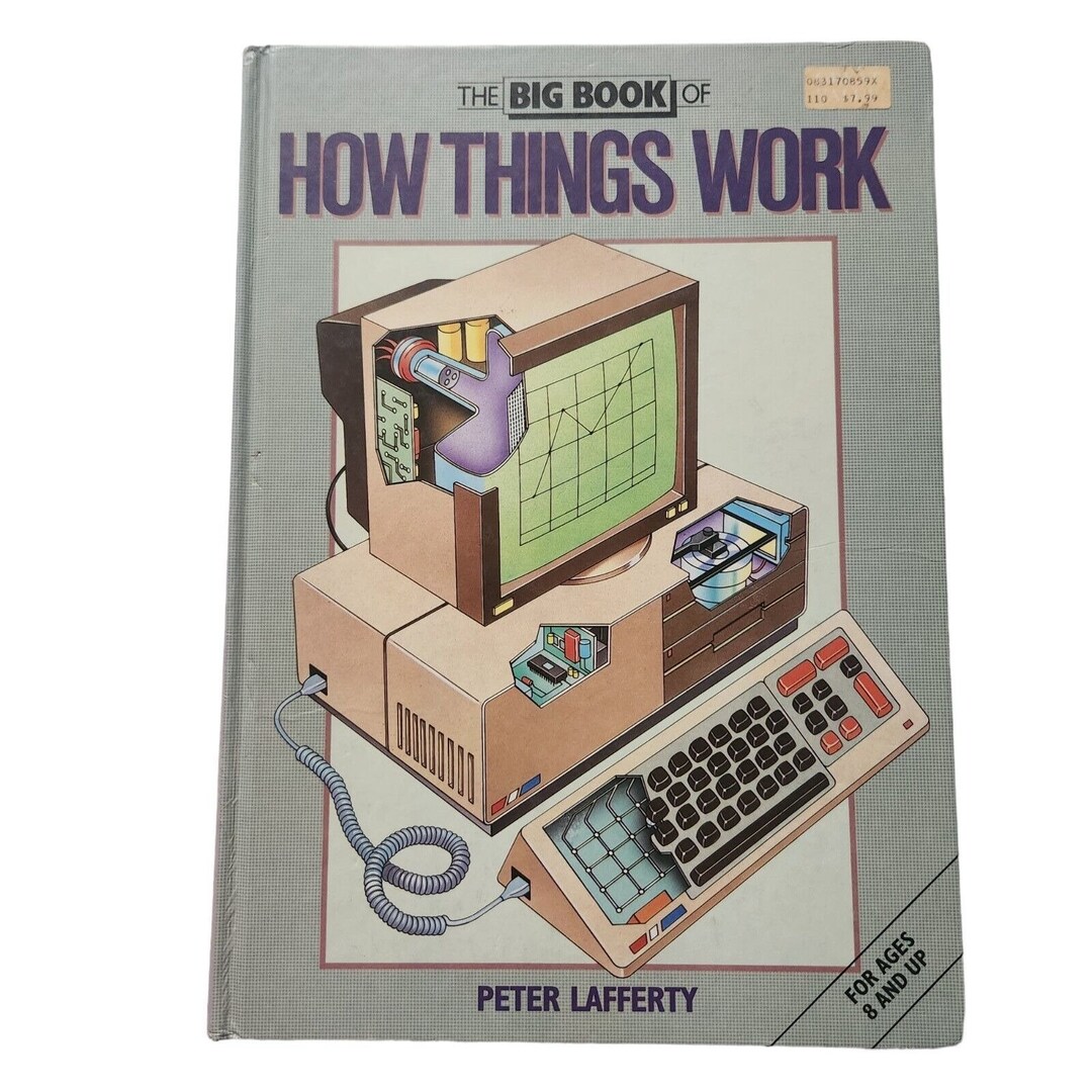 The Big Book of How Things Work by Peter Lafferty Hardcover Vintage 1990 - Etsy