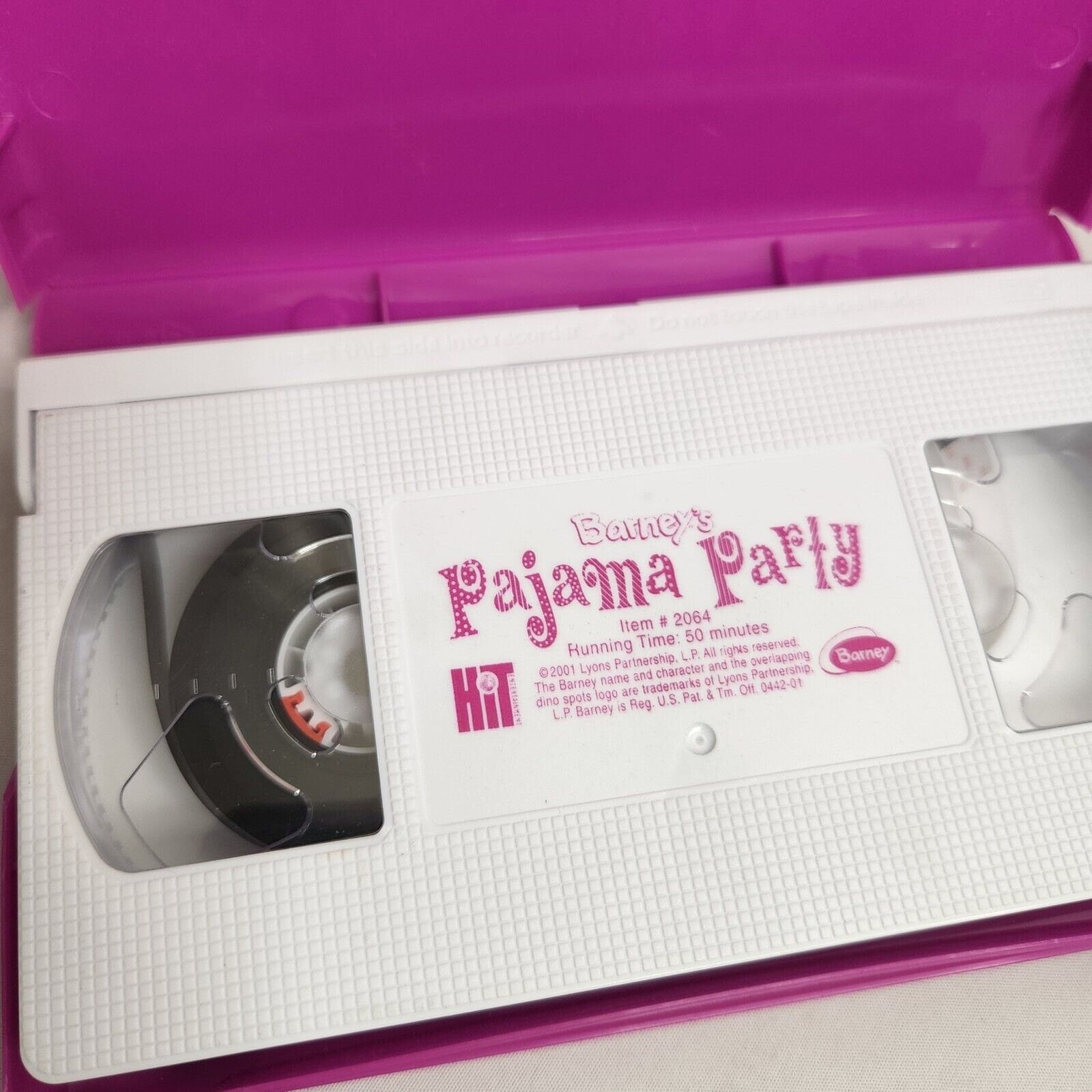 Barneys Pajama Party VHS Video Tape Sing Along Songs Hard - Etsy