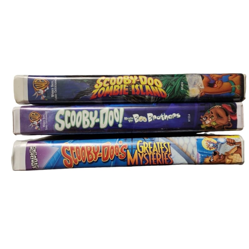 Scooby Doo VHS Lot of 3 Tapes Movies Cartoon Network Vintage 2000s and ...