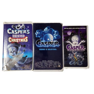 Casper VHS Tapes Lot of 3 Haunted Christmas - Etsy