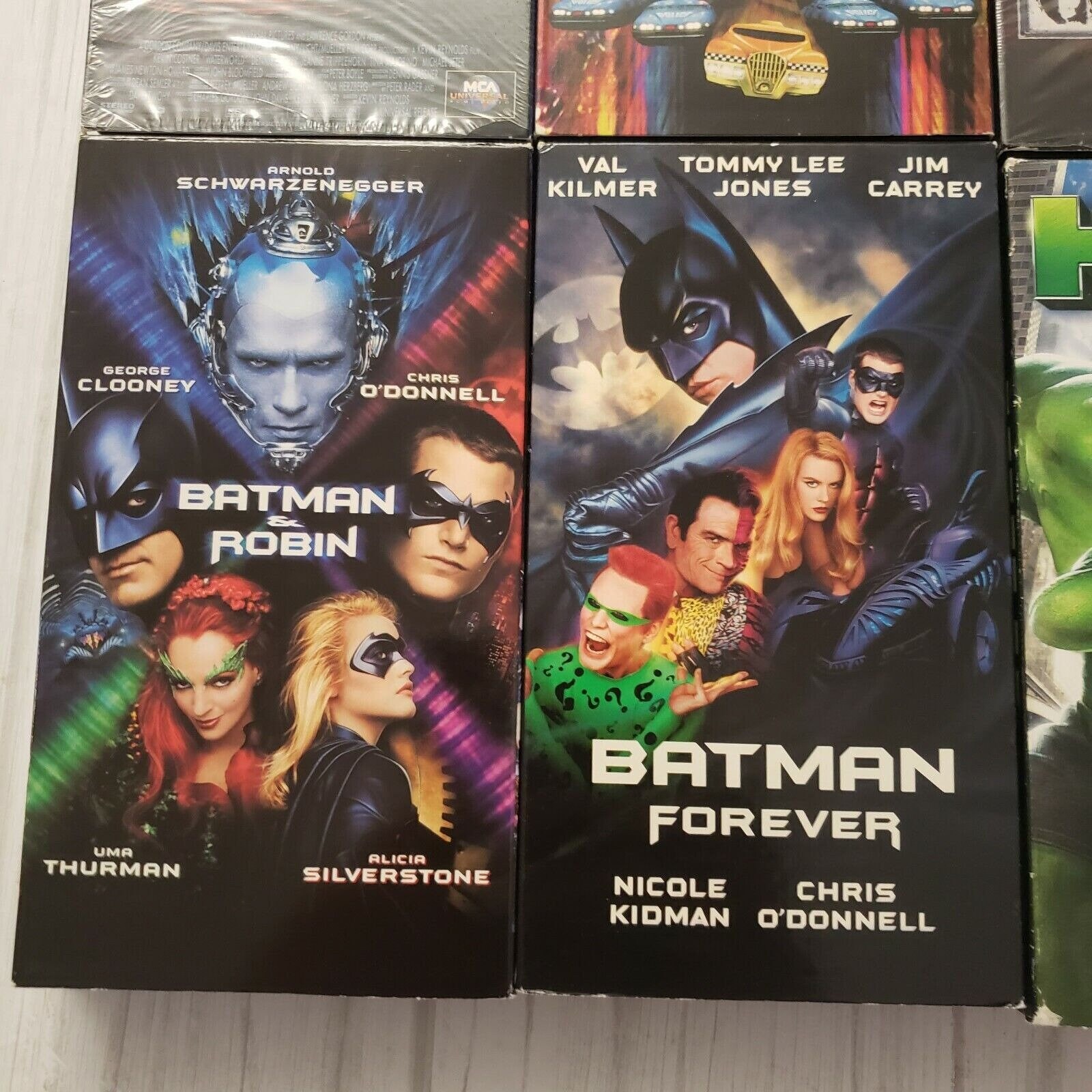 Vintage VHS Video Tape Cult Classic Movies Action Batman Godzilla Lot ...