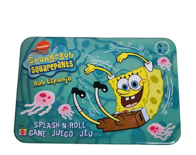 Nickelodeon Spongebob Squarepants Splash-n-roll Board Game in Tin ...