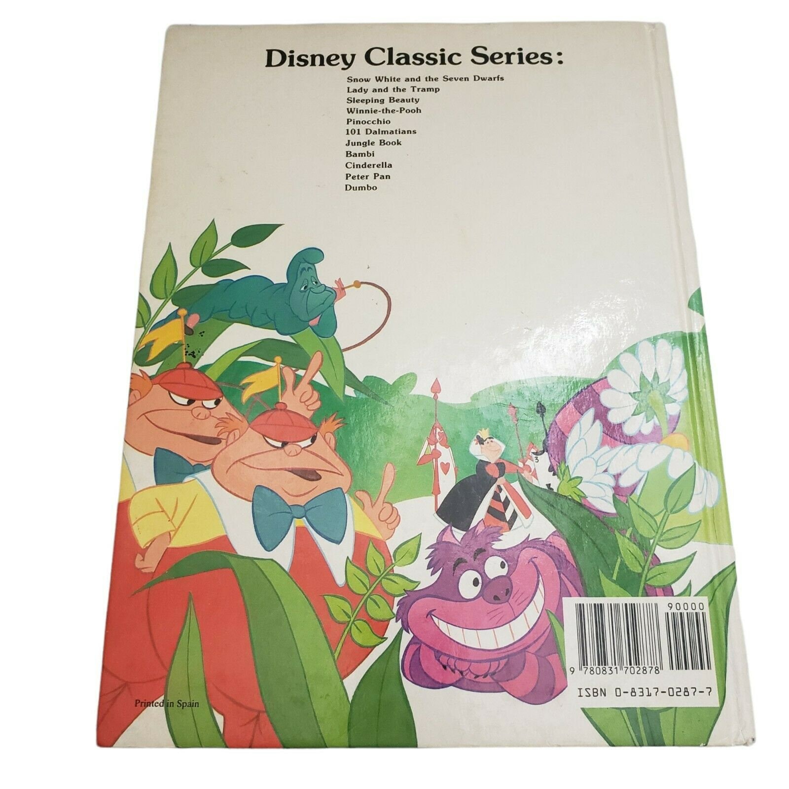 Walt Disney Classic Books Pinocchio & Alice in Wonderland Lot of 2 ...