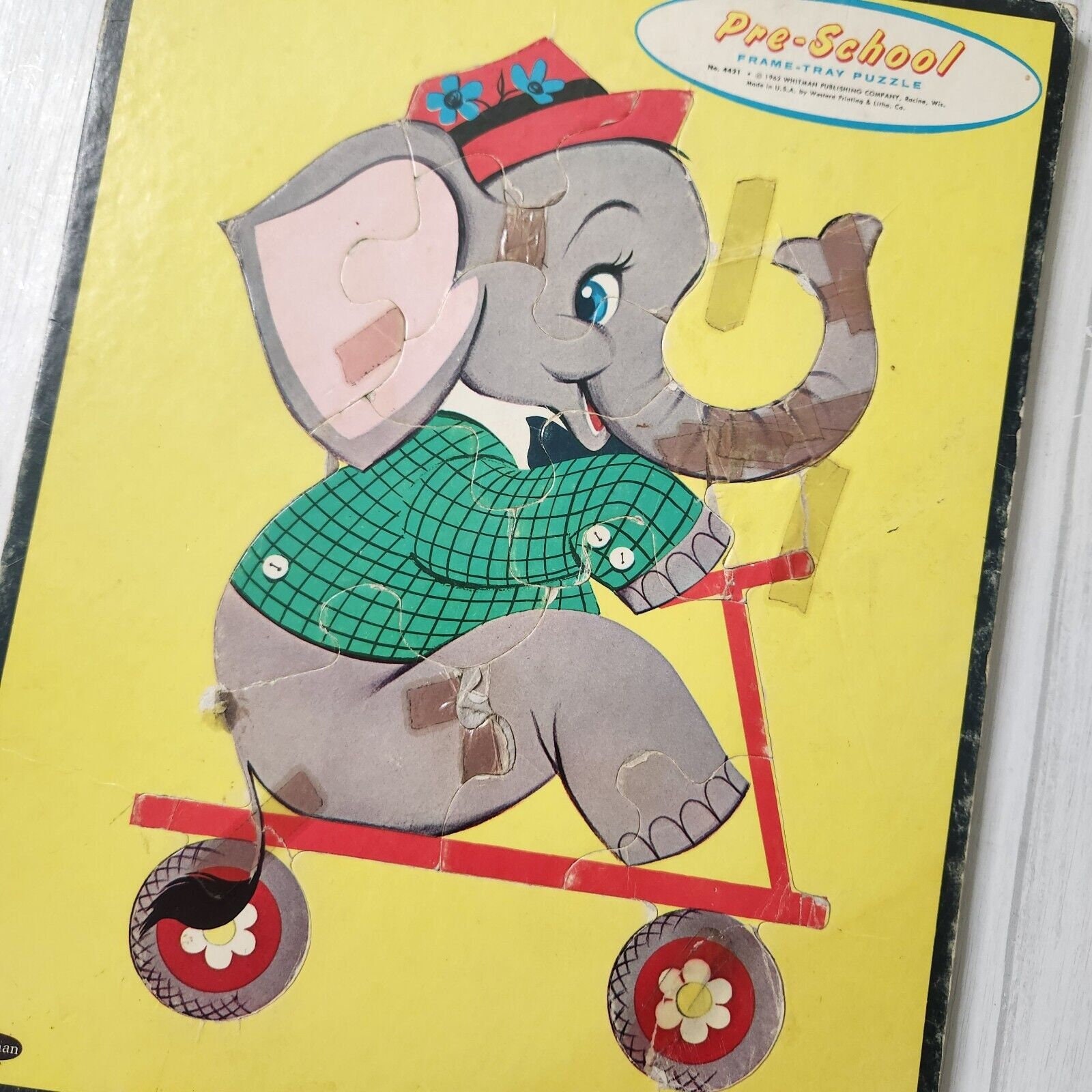 Vintage Playskool and Puzzle Patch Frame Tray Puzzles Lot of - Etsy