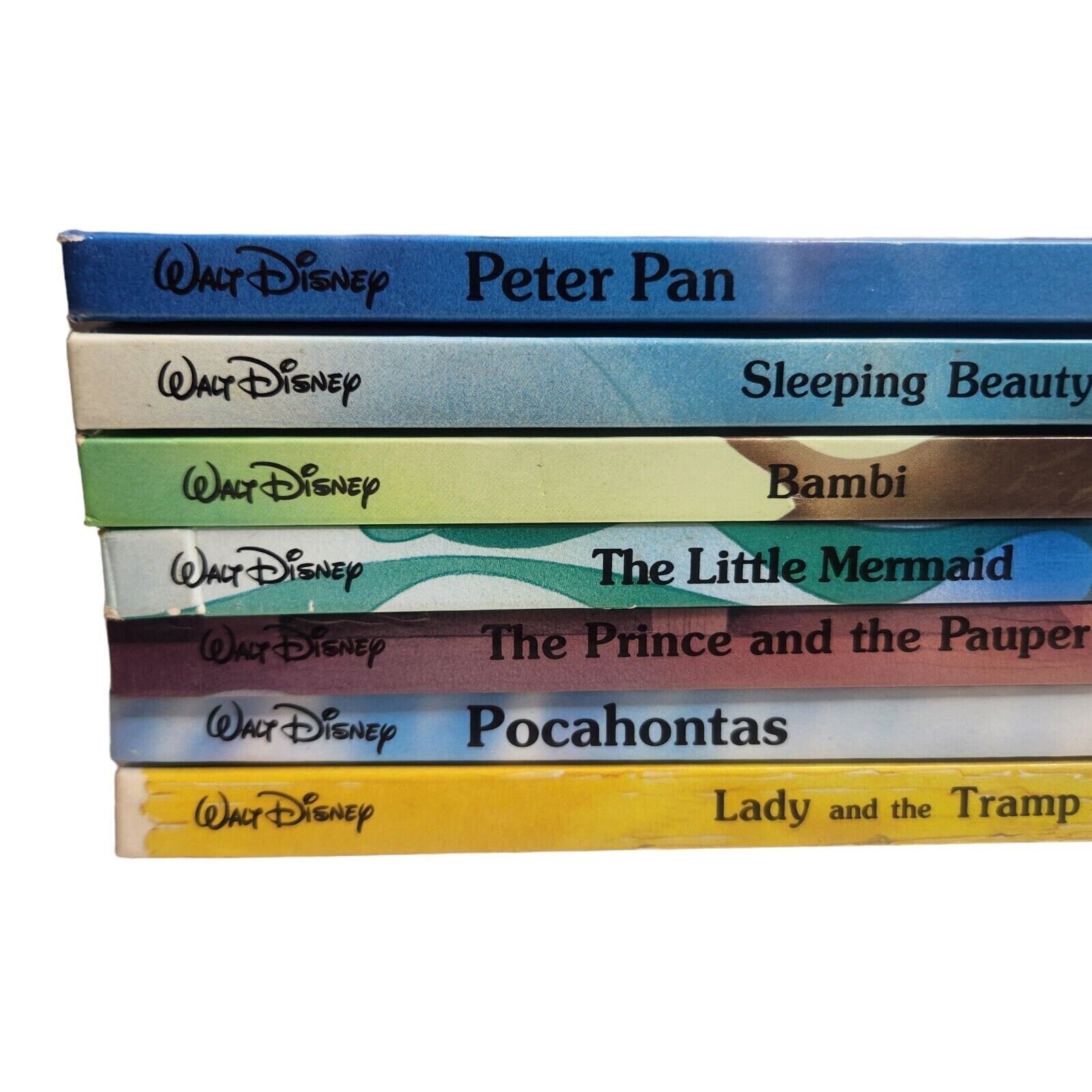 Vintage 90s Lot of 7 Walt Disney Classic Series Books Mouse Works ...