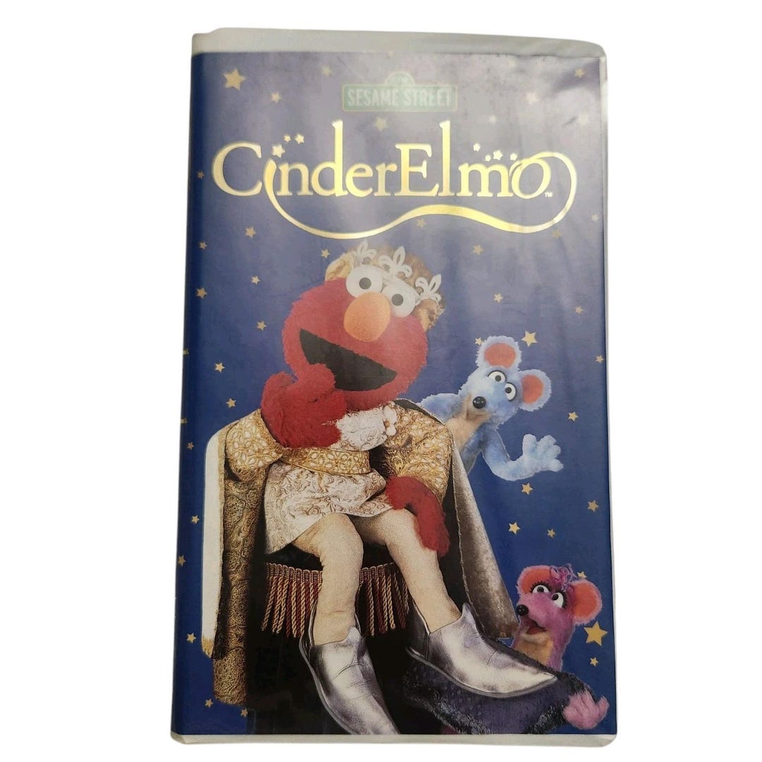 Cinderelmo (VHS, 2000) Sesame Street Movie - Etsy