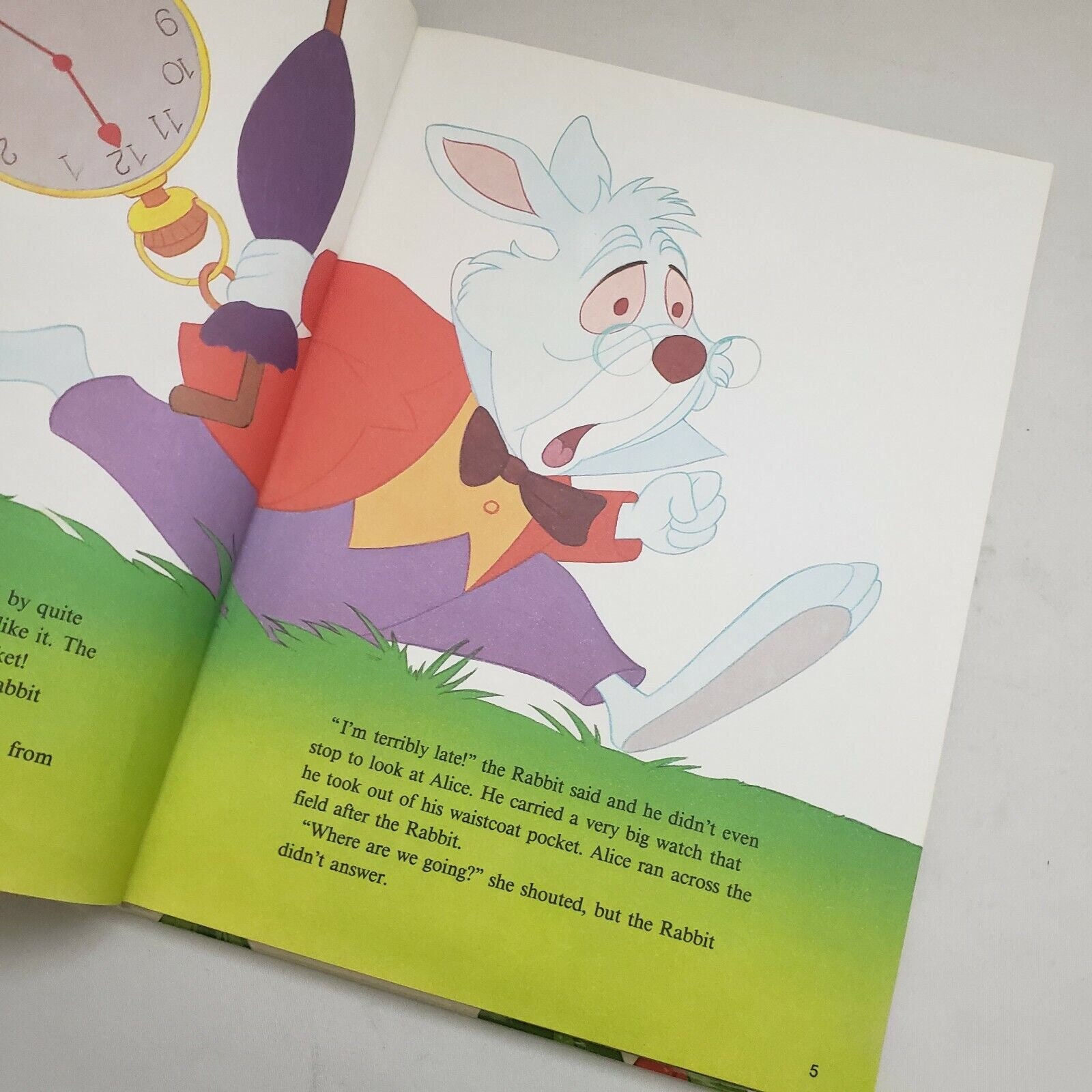 Walt Disney Classic Books Pinocchio & Alice in Wonderland Lot of 2 ...