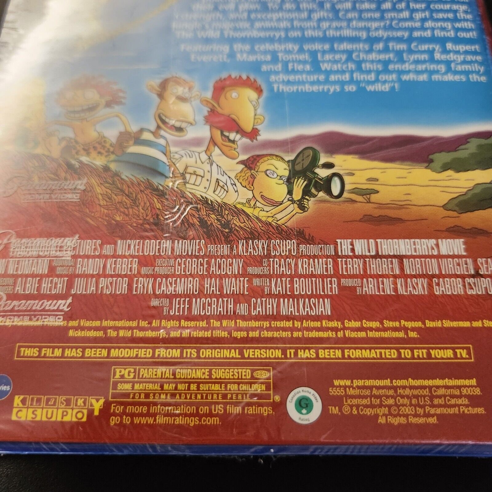 The Wild Thornberrys Movie Dvd