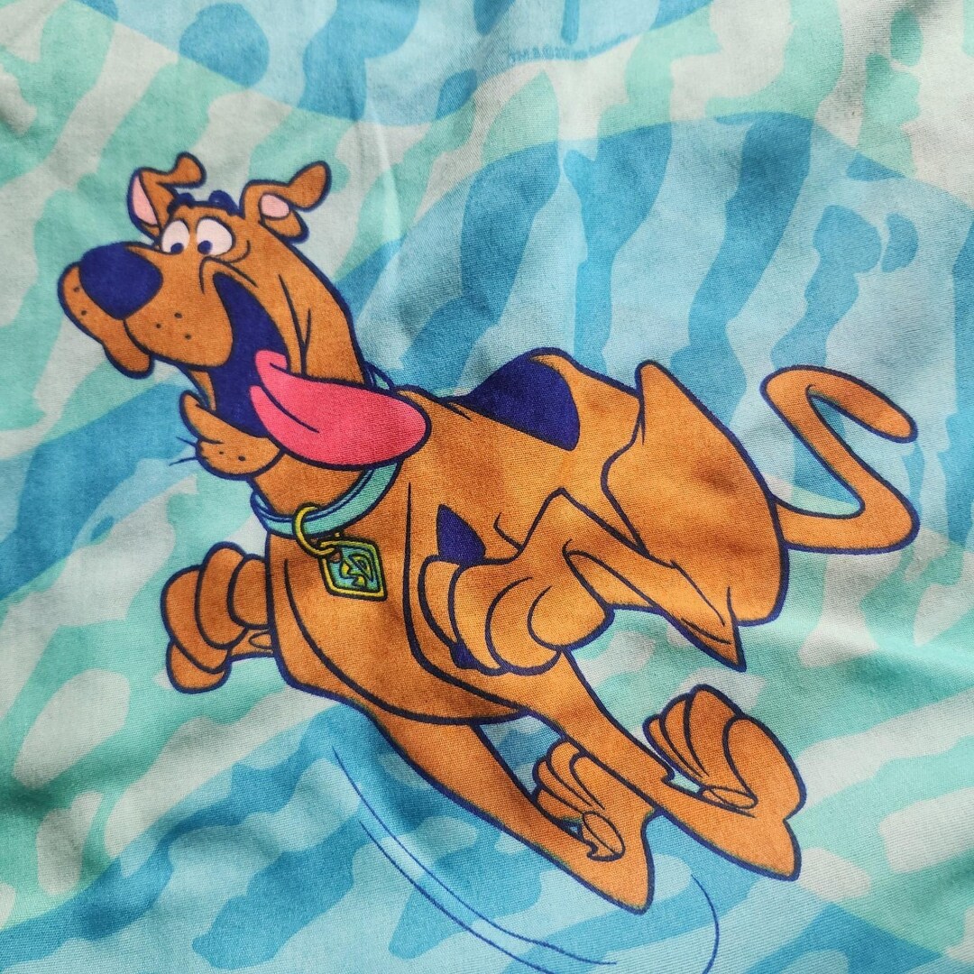 Vintage 2000 Dan River Scooby Doo Twin Flat Sheet Hanna Barbera - Etsy