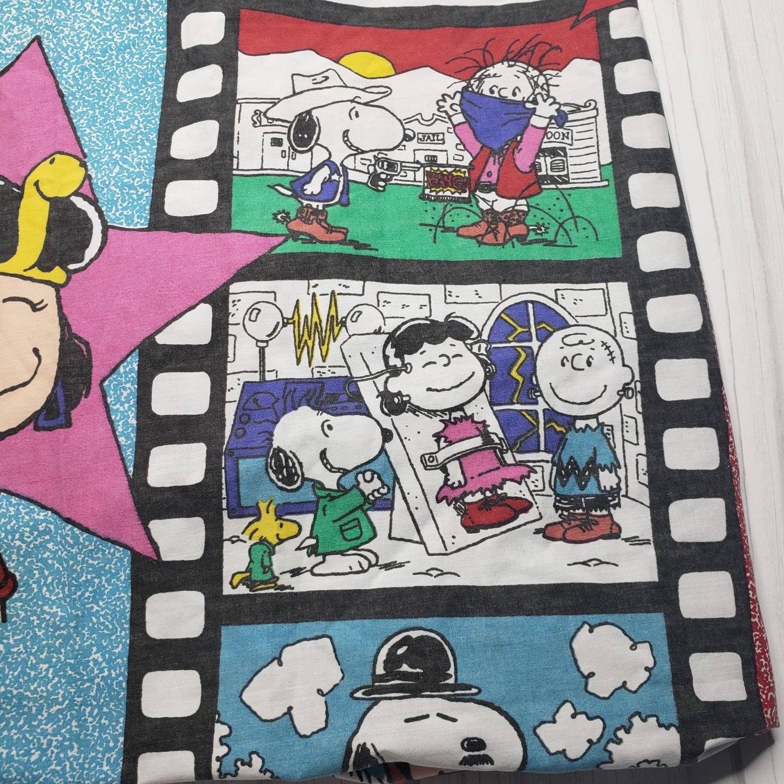 Vintage Snoopy Peanut Gang Charlie Brown Movie Scene Flat - Etsy