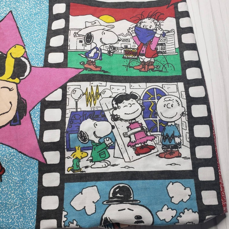 Vintage Snoopy Peanut Gang Charlie Brown Movie Scene Flat - Etsy