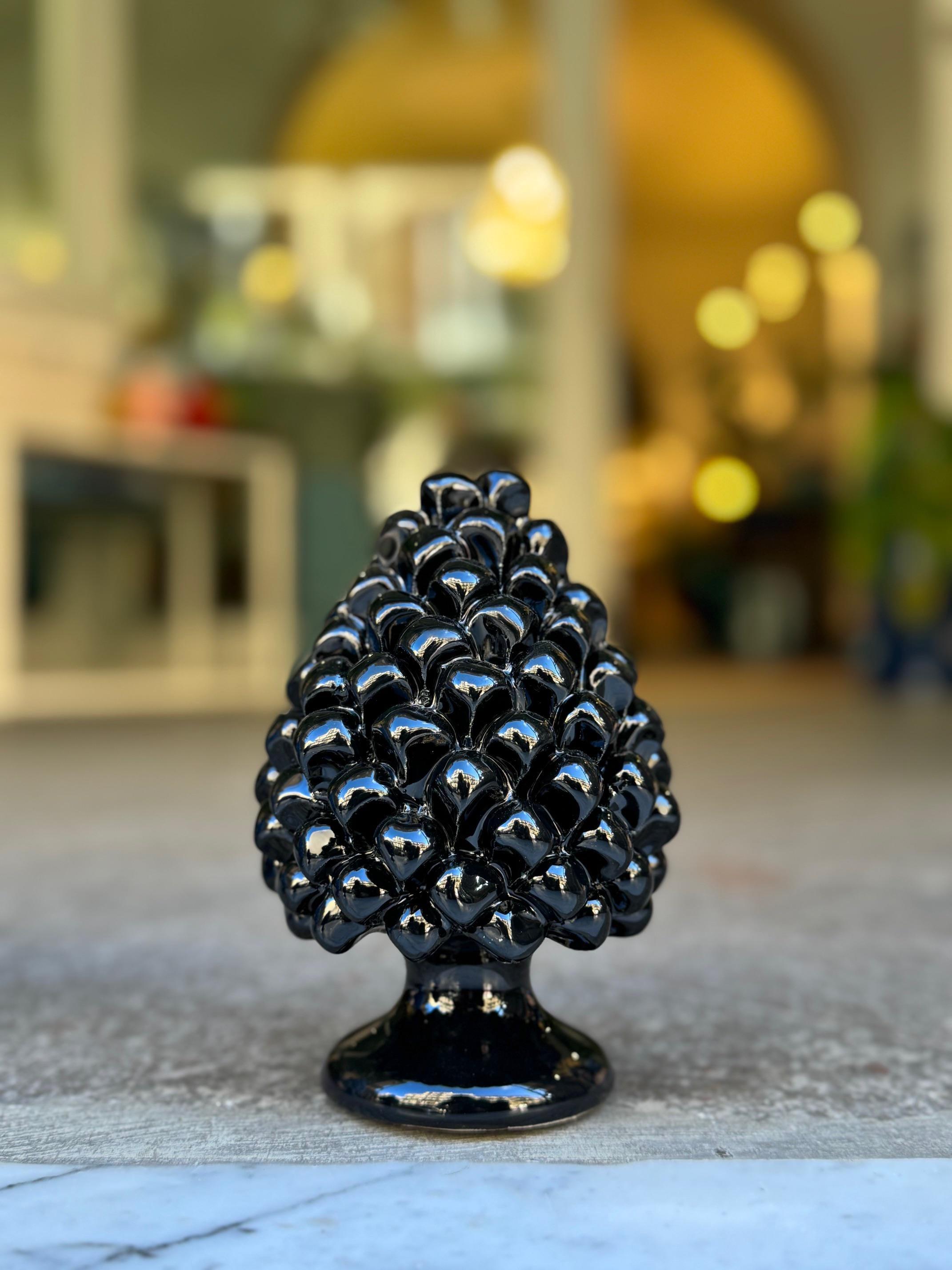 Sicilian Pine Cone in Hand-decorated Ceramic - Etsy