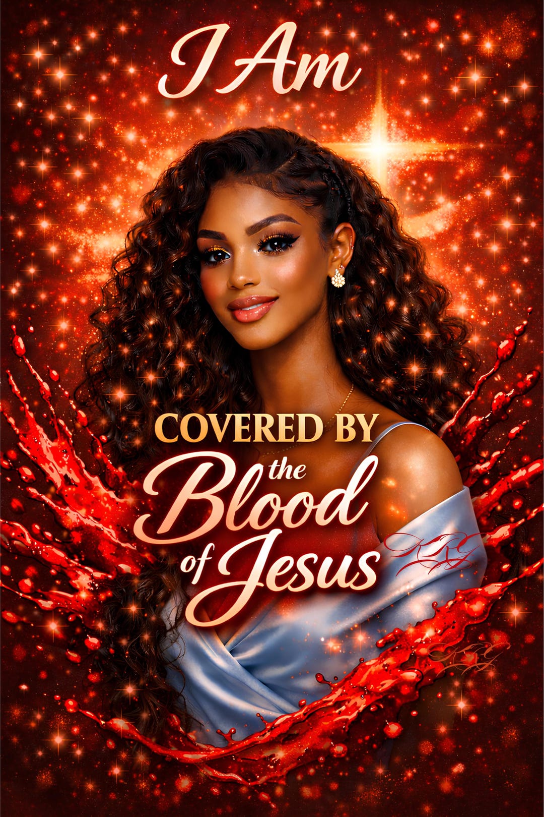 I Am Covered by the Blood of Jesus Wall Art | Christian Affirmation ...