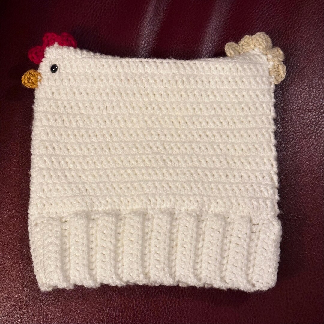 Crochet Chicken Hat; Chicken Beanie - Etsy