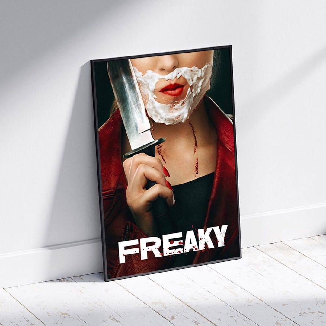 Freaky Movie Poster, Custom Poster, Personalised Gift, Rolled Canvas ...