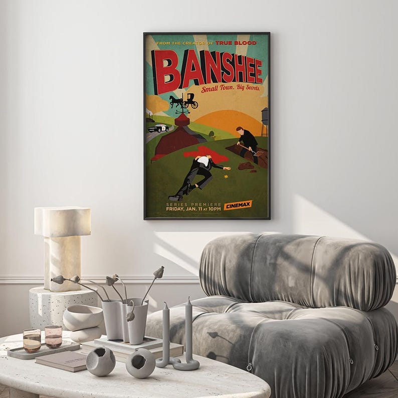 Banshee TV Series Movie Poster, Custom Poster, Personalised Gift ...