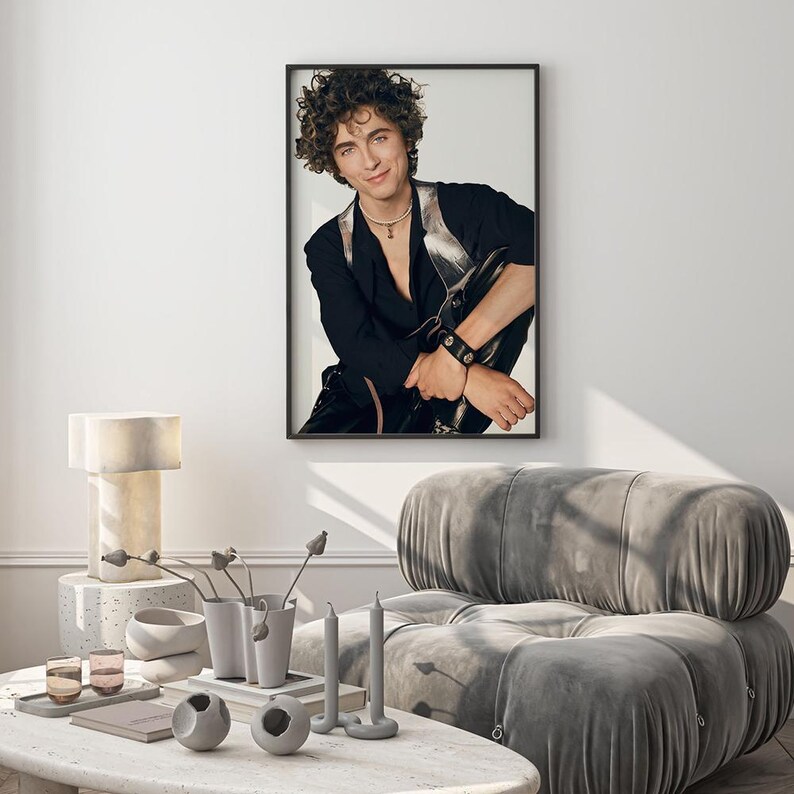 Timothée Chalamet Movie Poster, Custom Poster, Personalised Gift ...